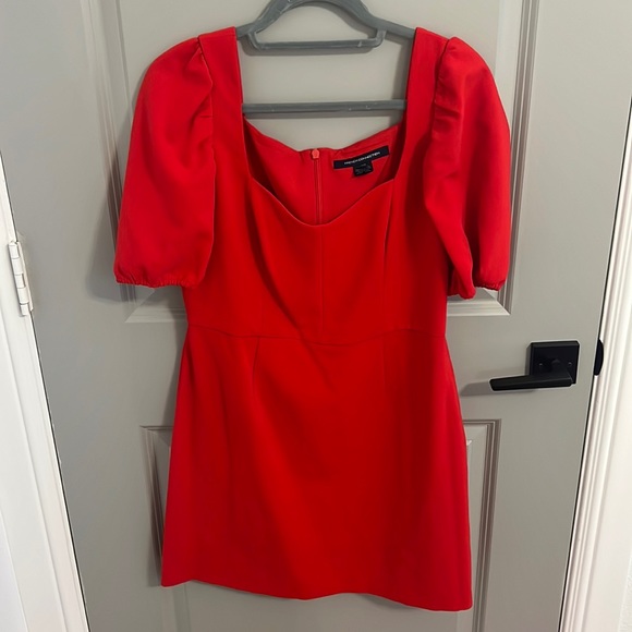 French Connection | Dresses | French Connection Red Mini Dress | Poshmark